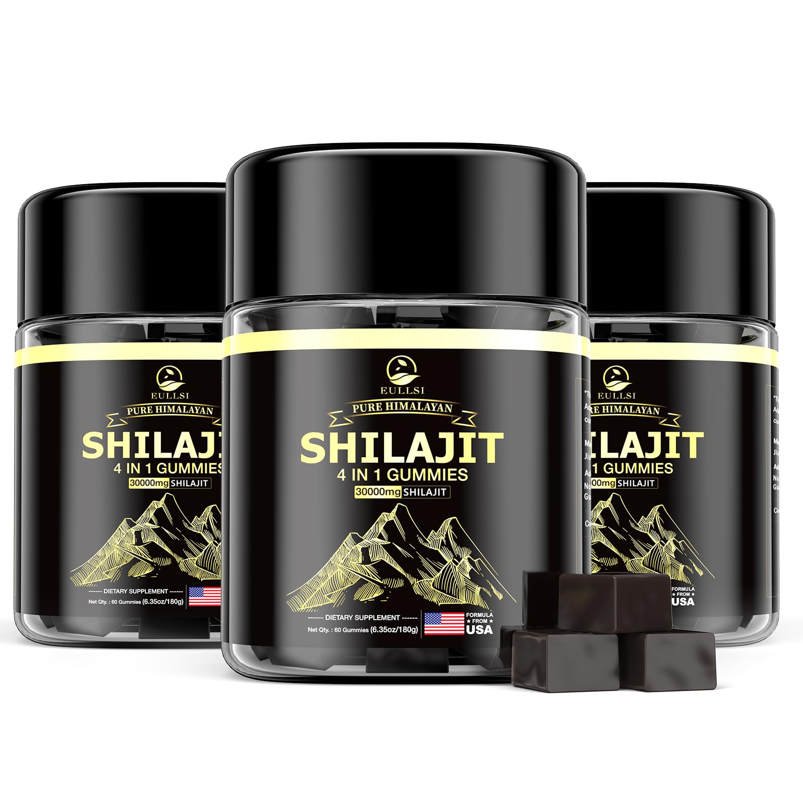 Pure Shilajit gummies with minerals