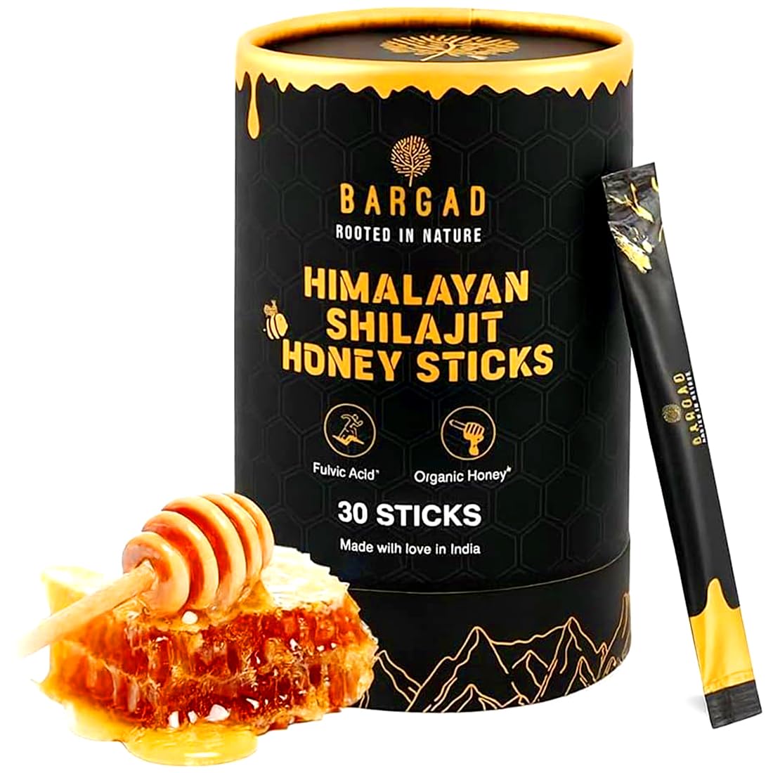 pure shilajit honey sticks