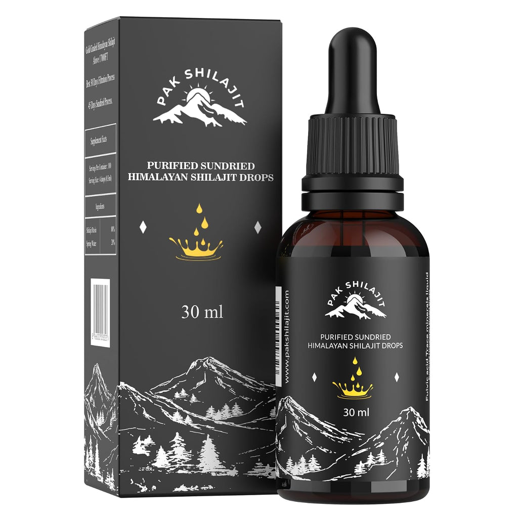 pure shilajit liquid drops