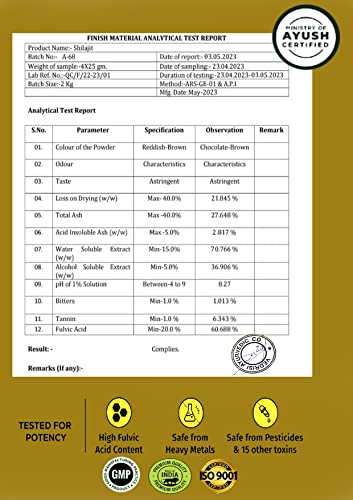 Pure shilajit resin benefits
