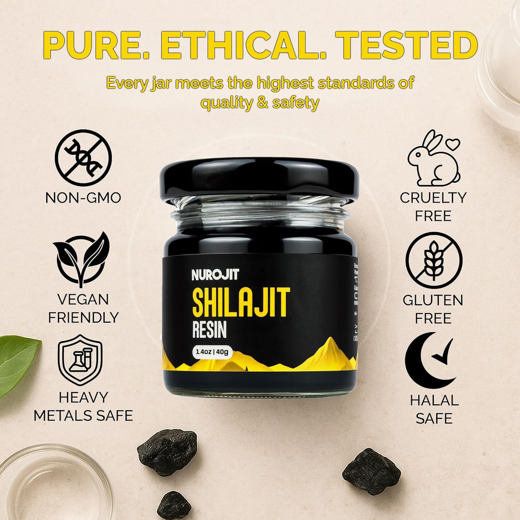 Pure Shilajit resin for daily use