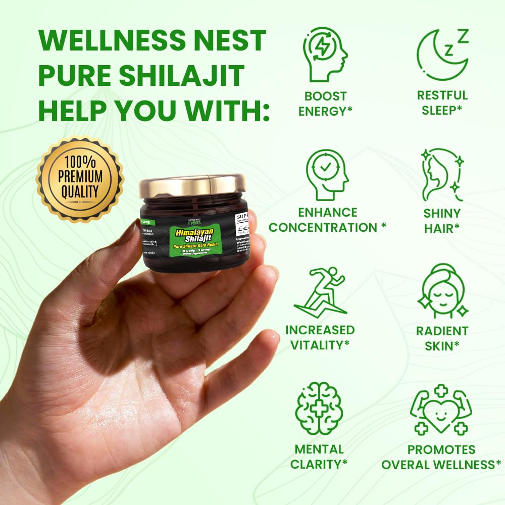 pure shilajit resin for energy