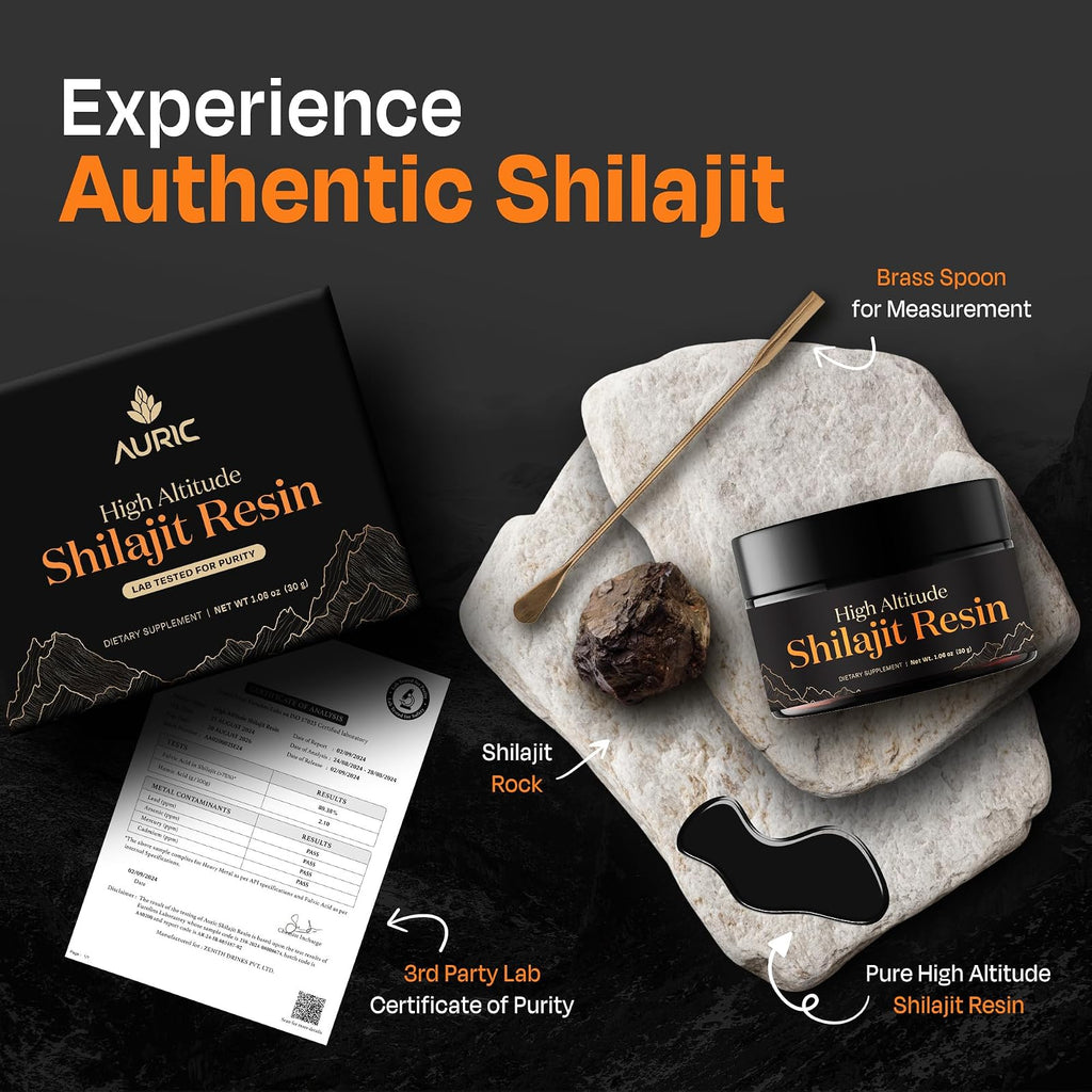 pure Shilajit resin for wellness
