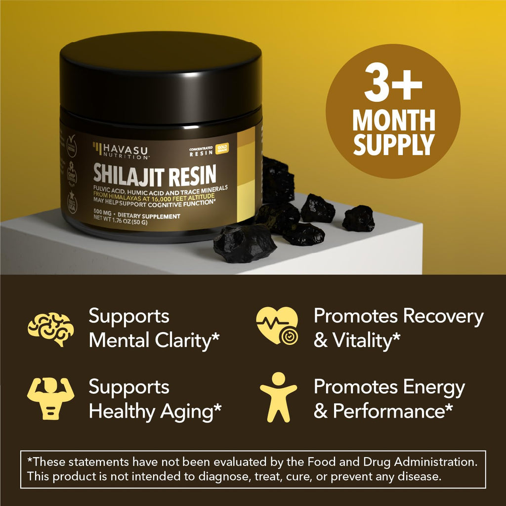 Pure Shilajit resin for wellness