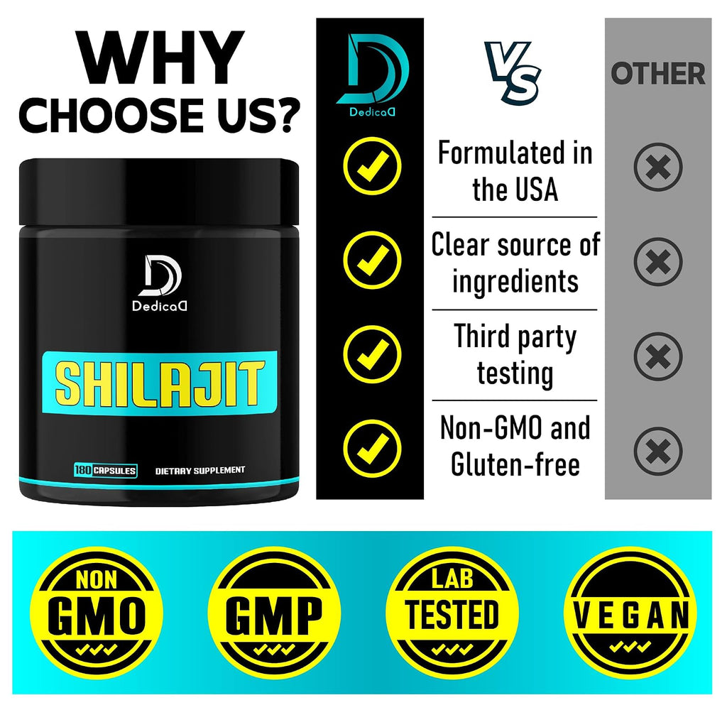 pure shilajit resin supplement