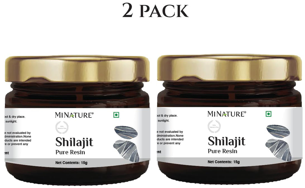 pure shilajit resin with spoon