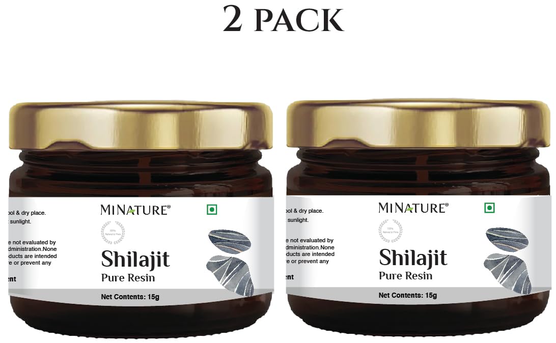 pure shilajit resin with spoon
