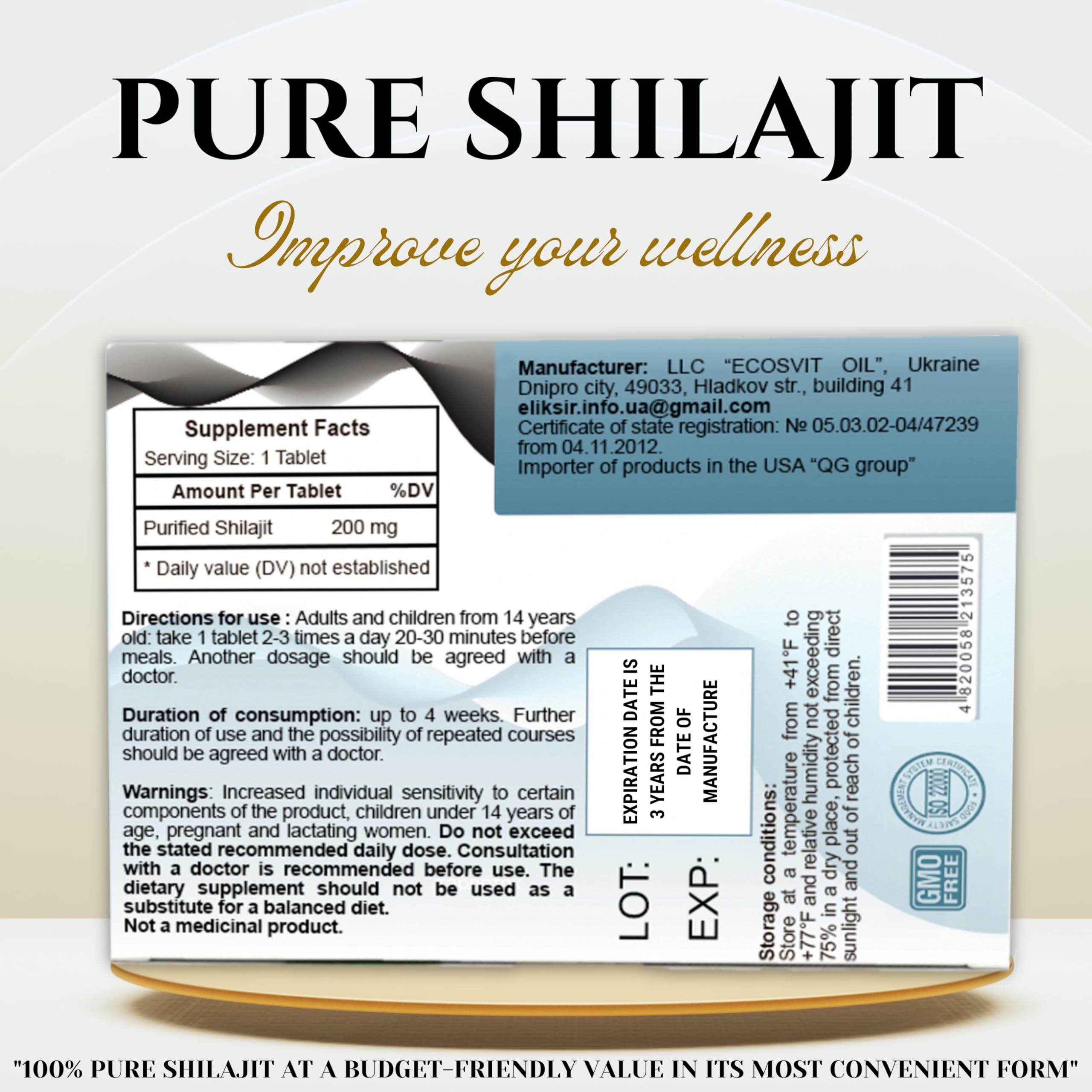 pure shilajit supplement for wellness