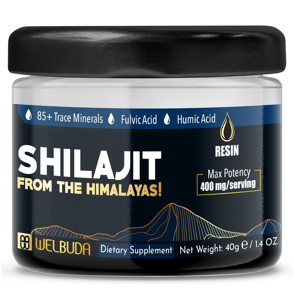 pure shilajit trace minerals supplement