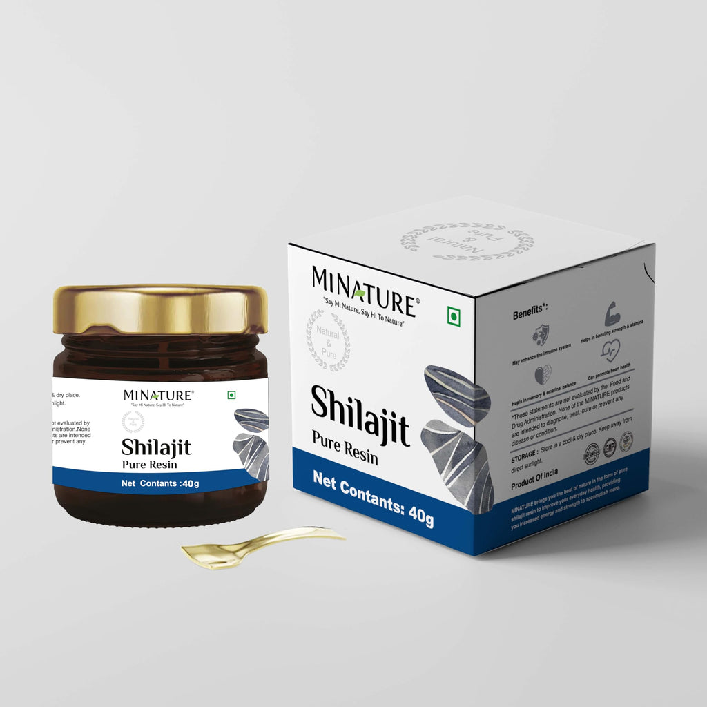 Pure shilajit with spoon included