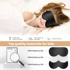 pure silk eye cover for sensitive skin