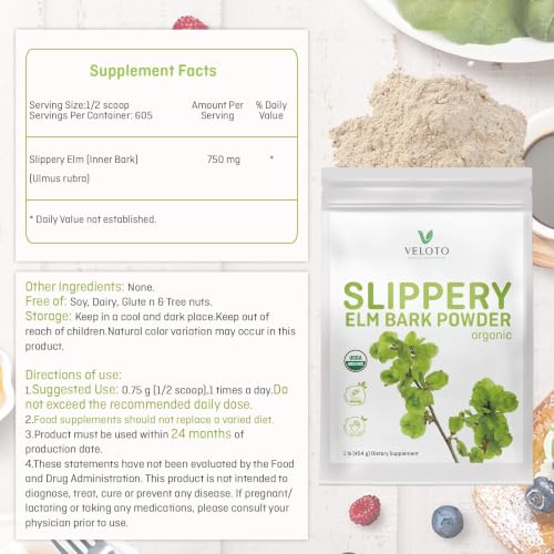 pure slippery elm bark benefits