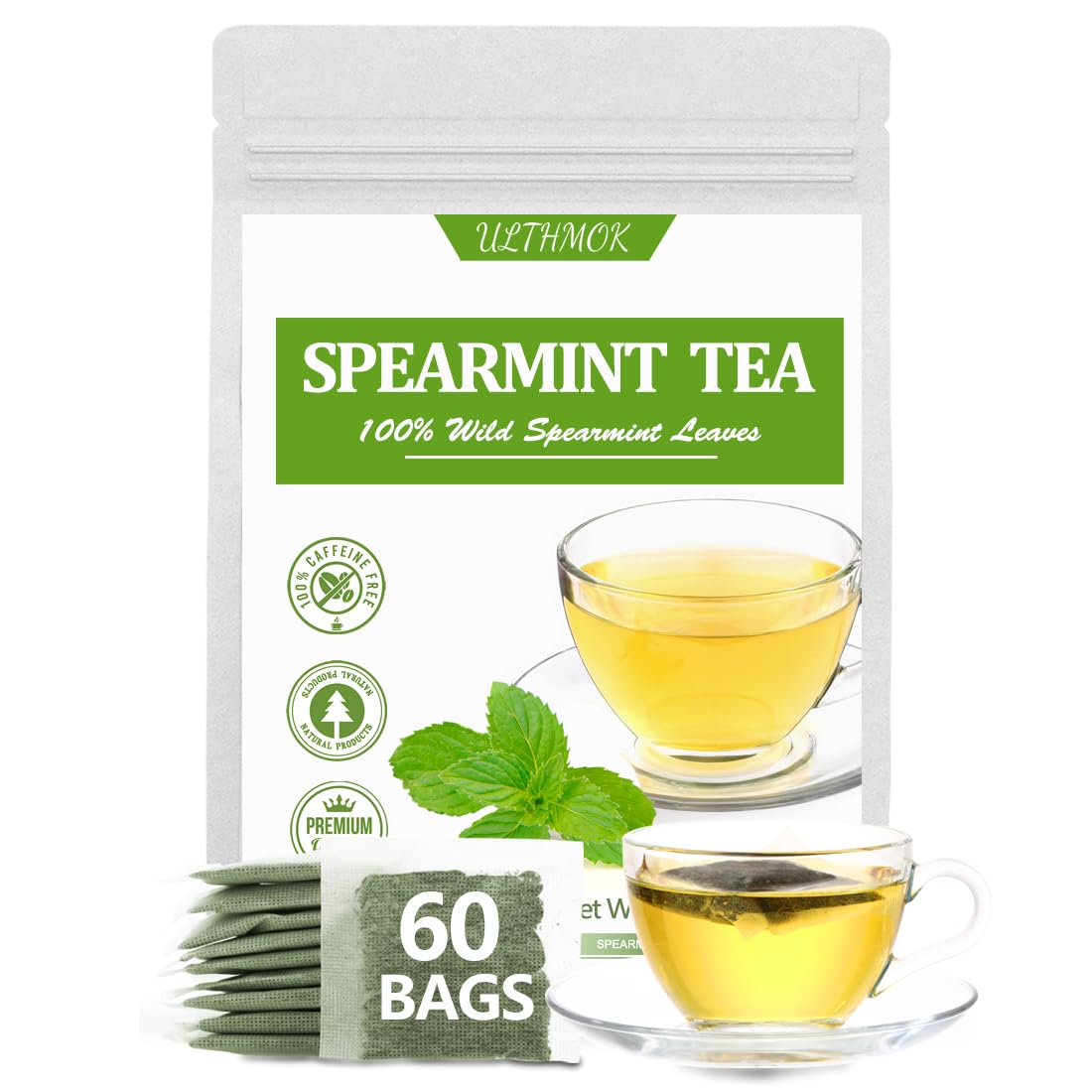 pure spearmint herbal tea bags
