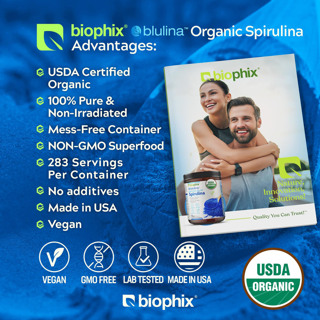 pure spirulina for energy boost