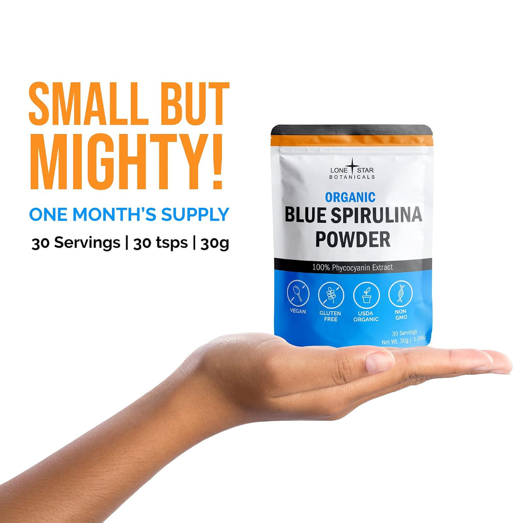 pure spirulina for smoothies and shakes