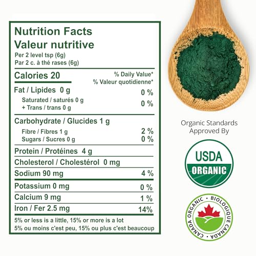 pure spirulina for vegan protein source