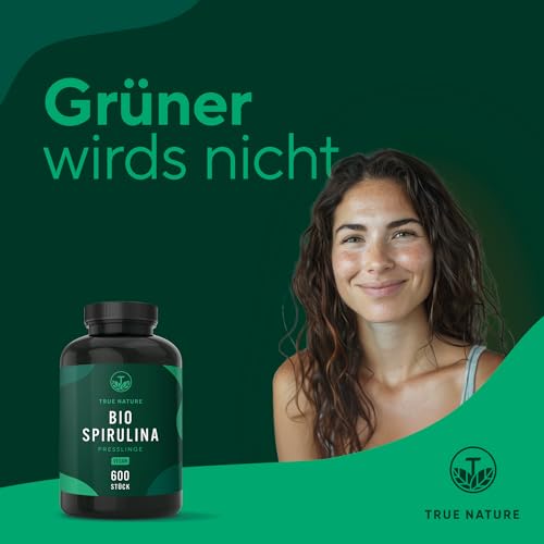 pure spirulina from organic farming