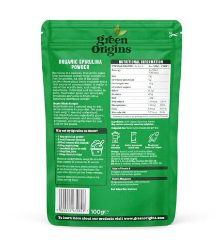 pure spirulina powder for detox