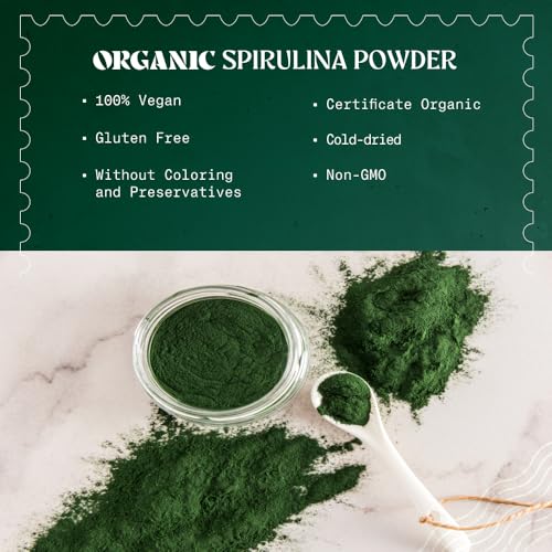 pure spirulina powder for healthy recipes