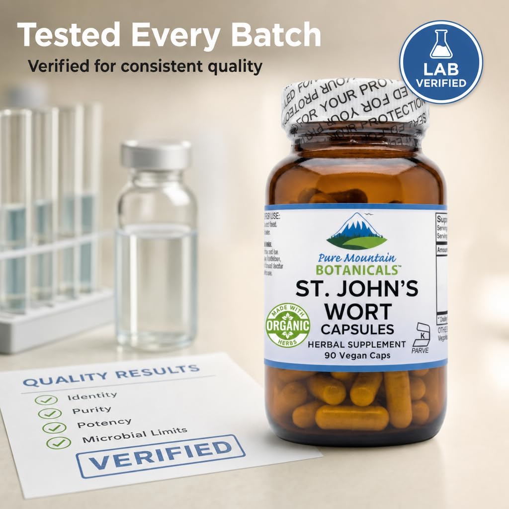 pure st. john's wort herbal supplement