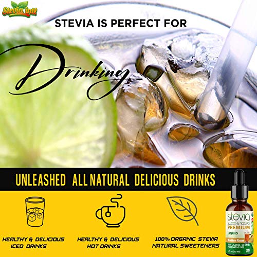 pure stevia drops for health