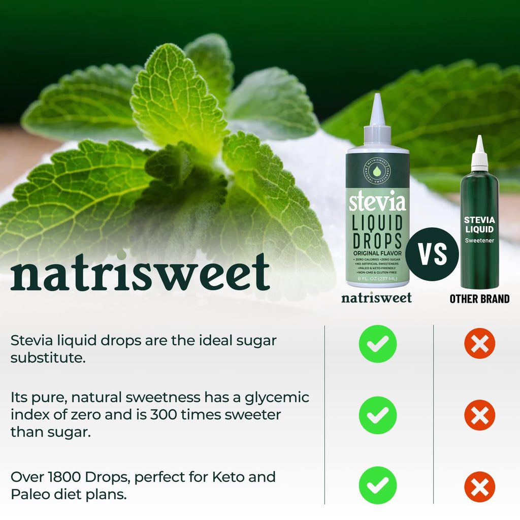 pure stevia drops for healthy diets
