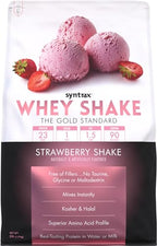 pure strawberry whey protein shake