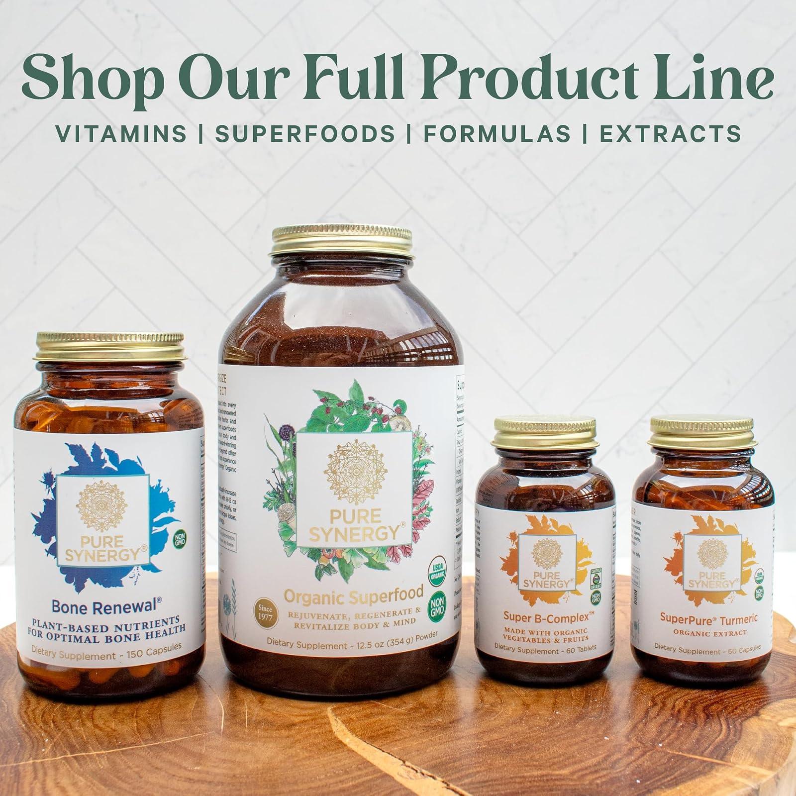 PURE SYNERGY greens powders for immune support