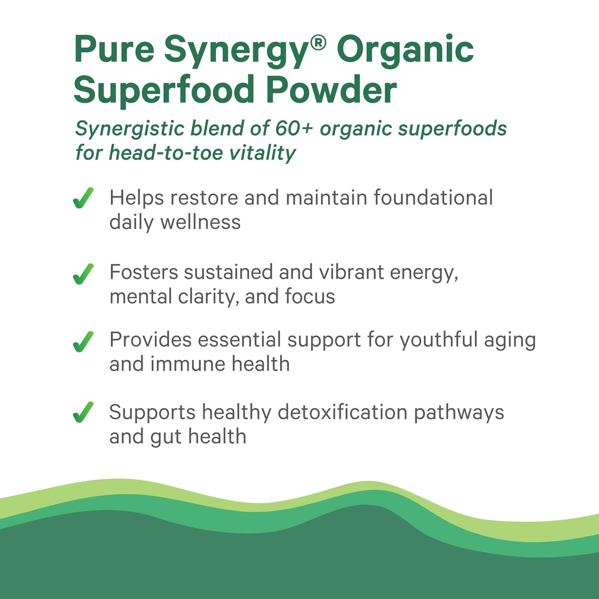 PURE SYNERGY superfood powder for detox