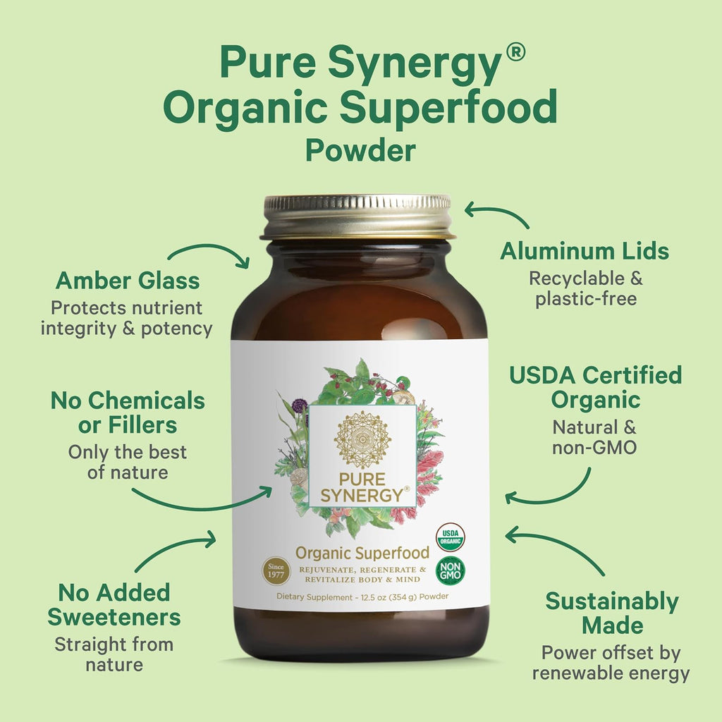 PURE SYNERGY superfood powder for smoothies