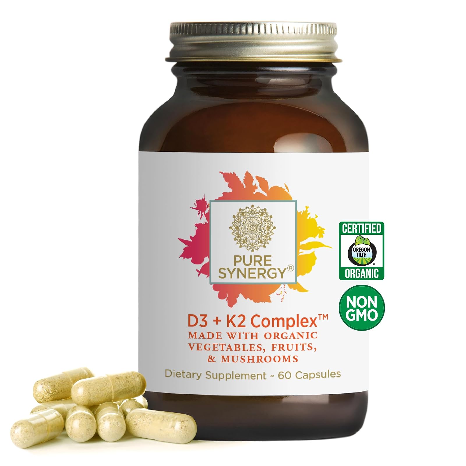 Pure Synergy vitamin D3 K2 capsules