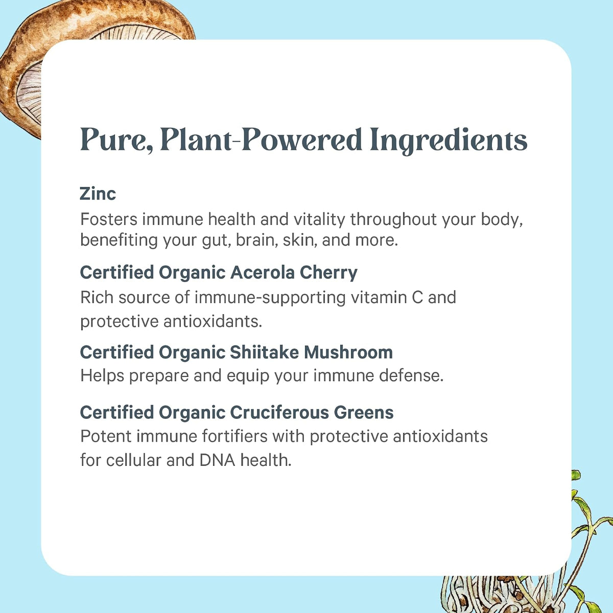 PURE SYNERGY zinc for skin health