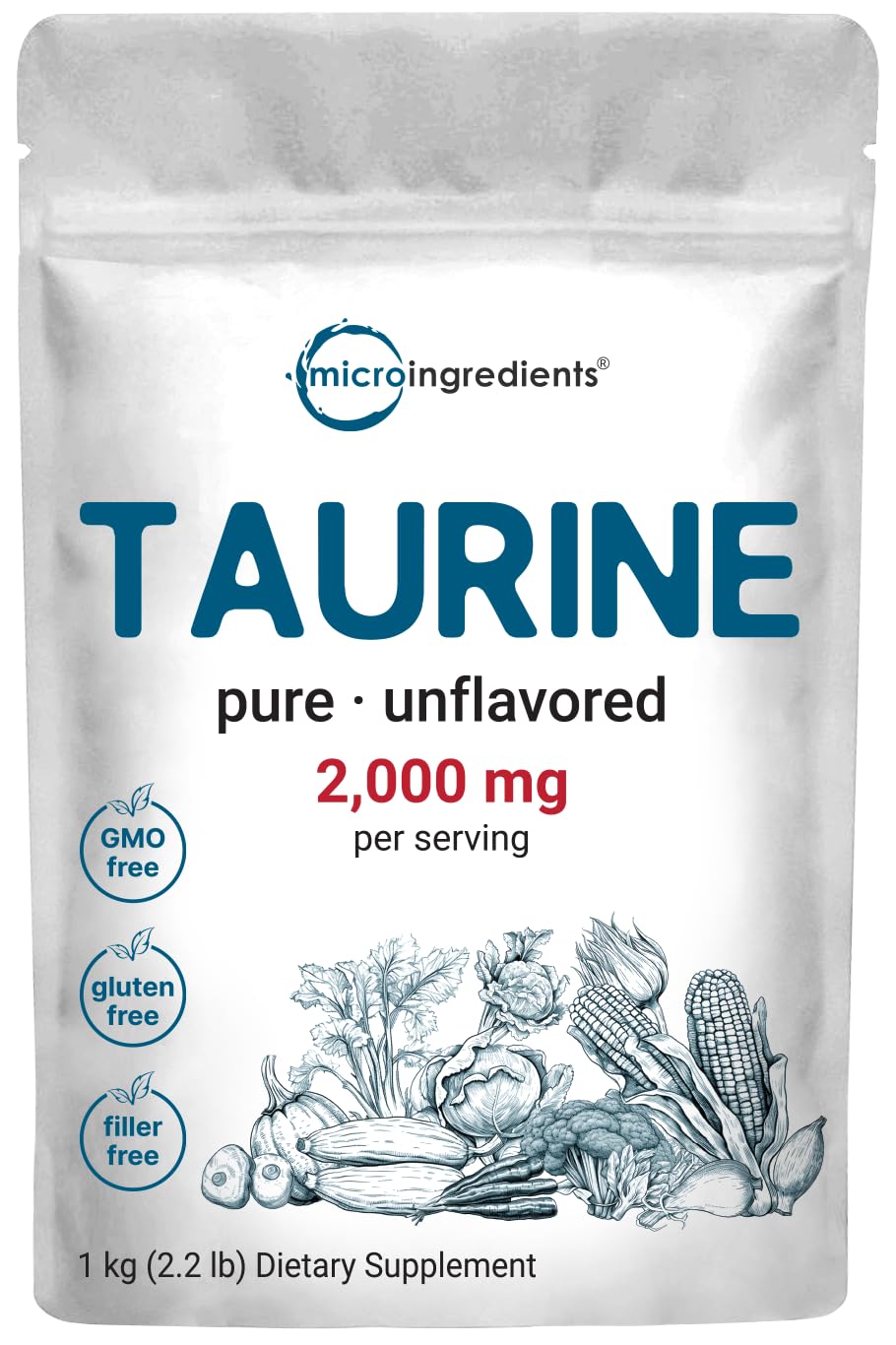 pure taurine powder for energy