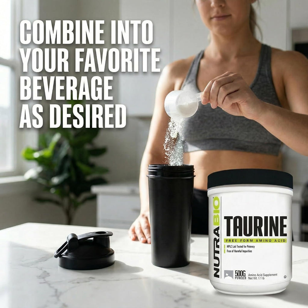 pure taurine supplement for overall wellness