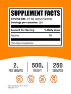pure taurine supplement for workouts