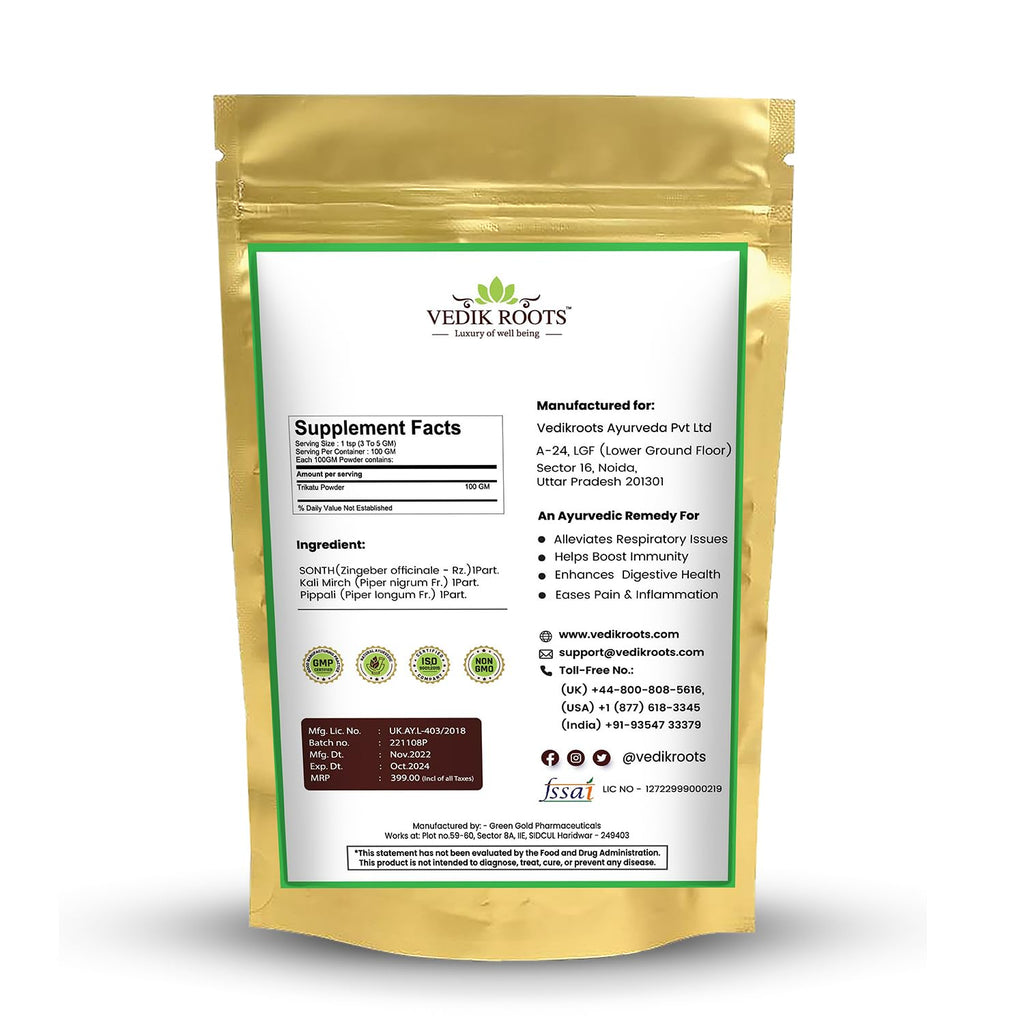 pure trikatu blend for wellness