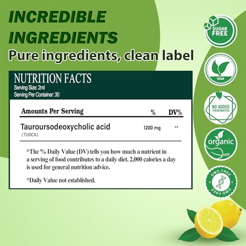 Pure TUDCA bile salts supplement