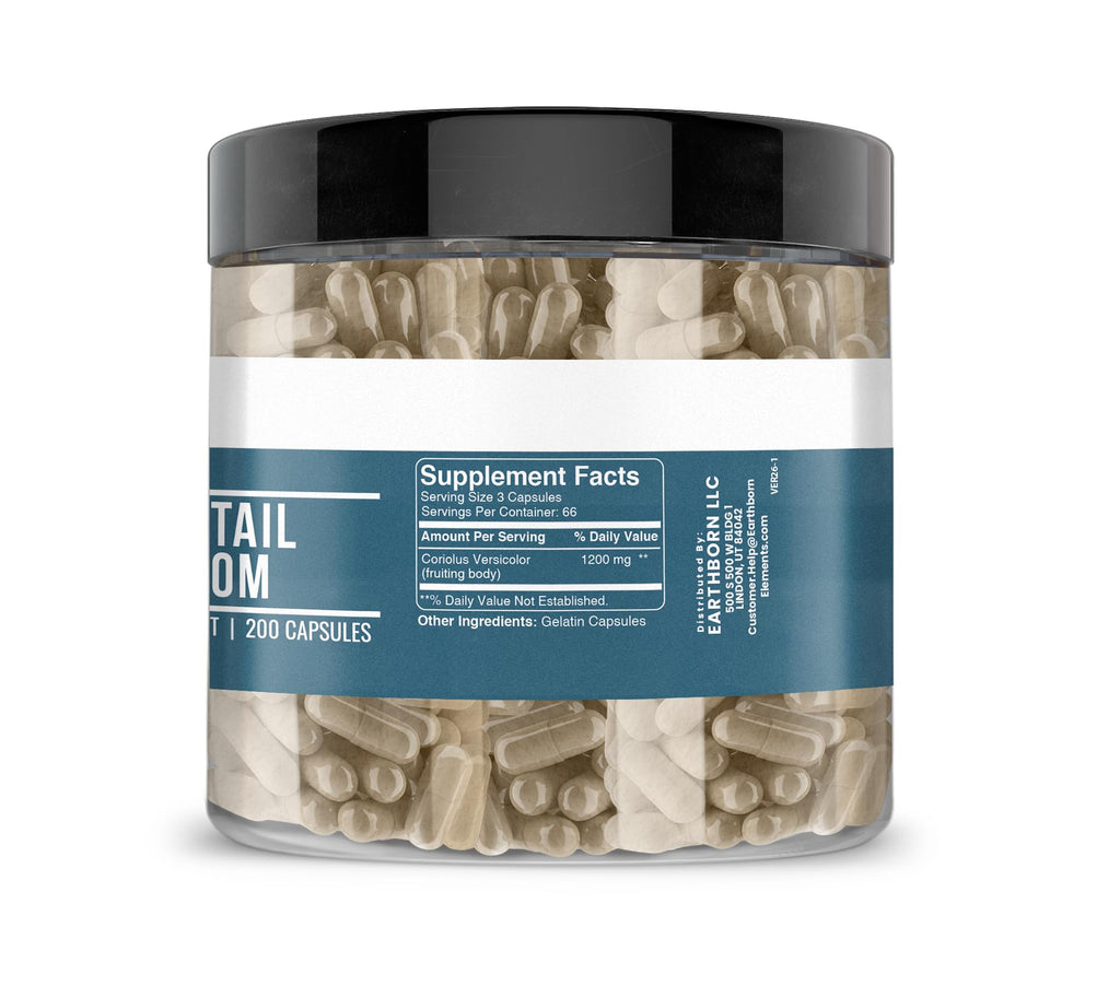 Pure Turkey Tail mushroom supplement