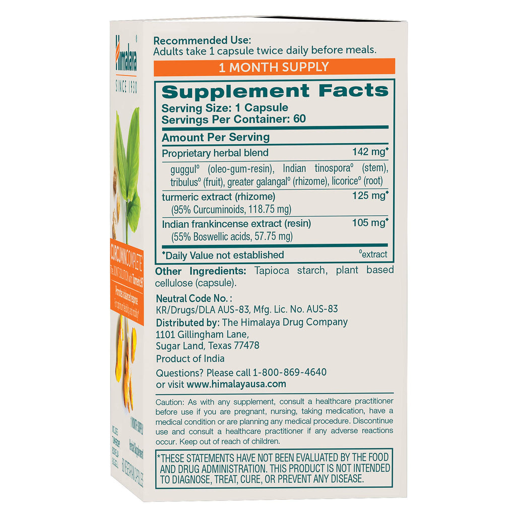 Pure turmeric curcumin 95% capsules