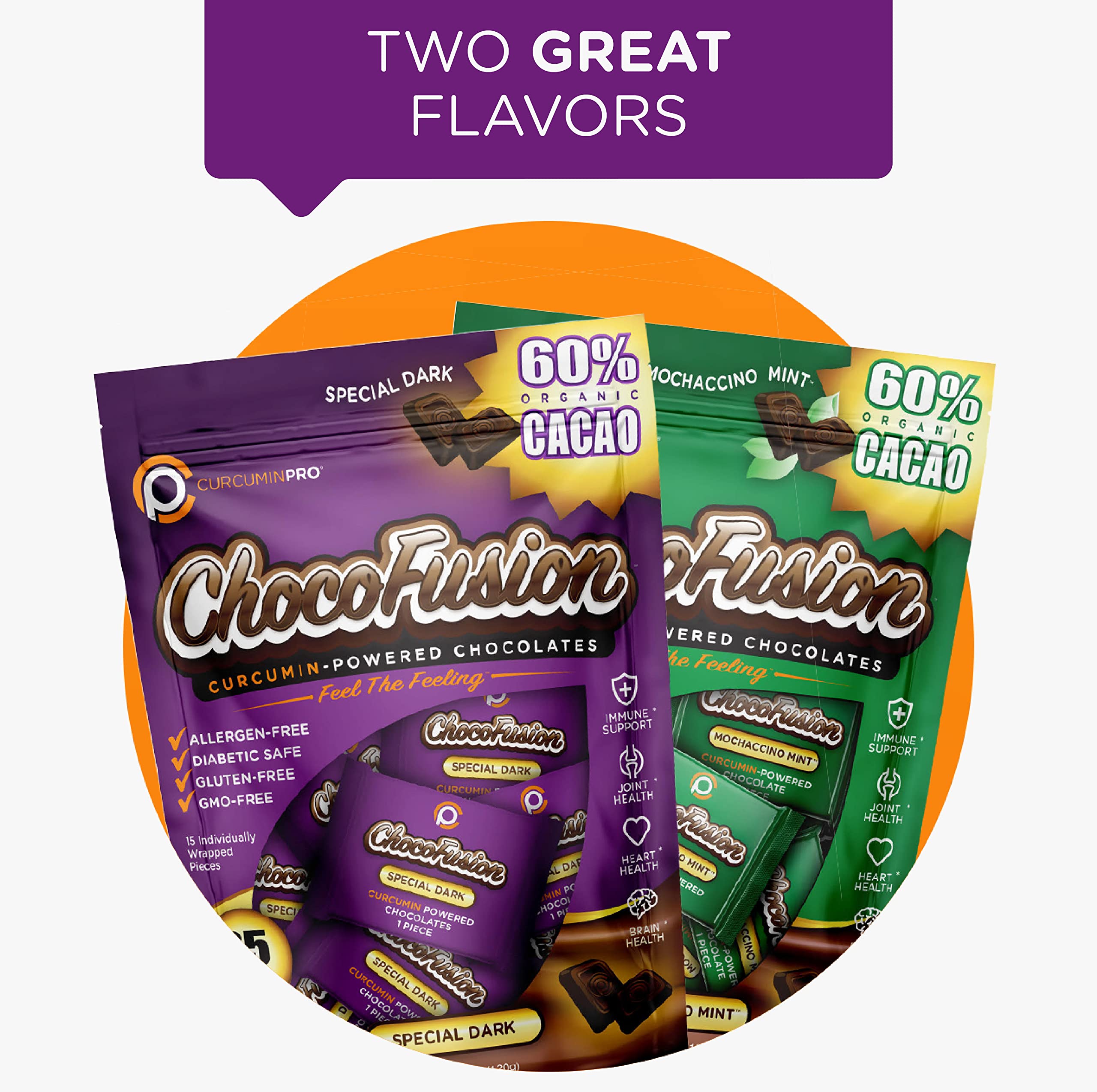 Pure turmeric curcumin 95 chocolate
