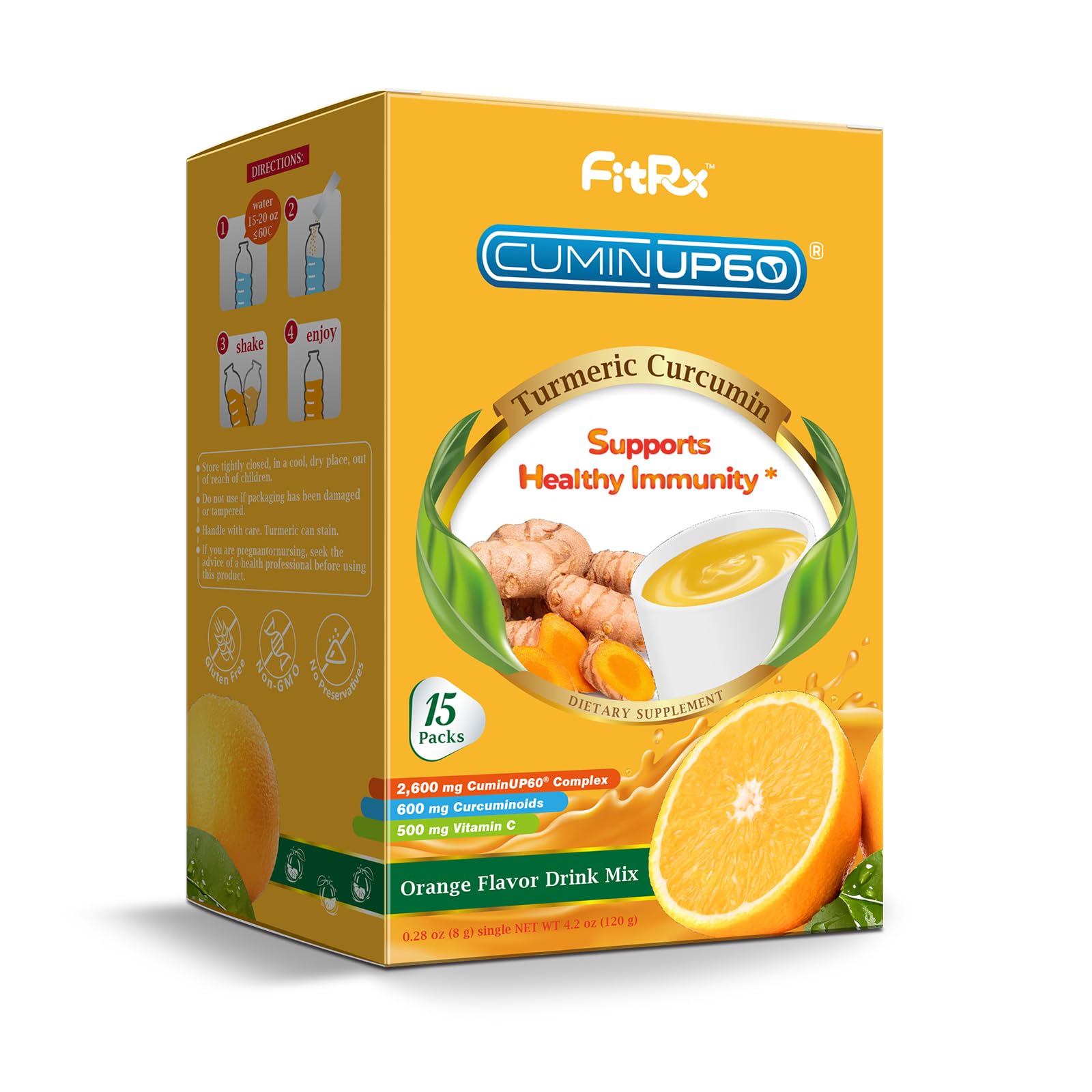 pure turmeric curcumin drink mix