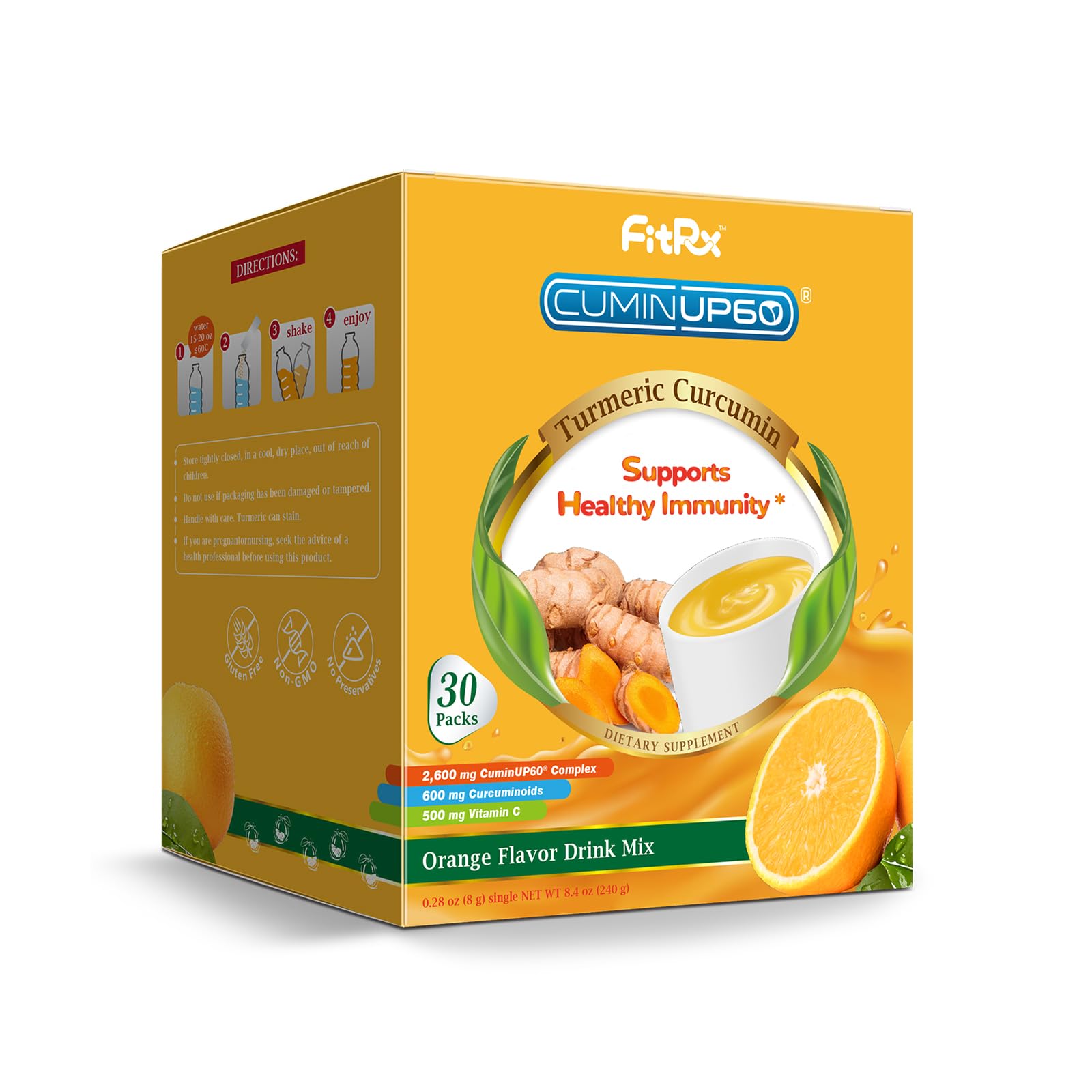 pure turmeric curcumin drink mix