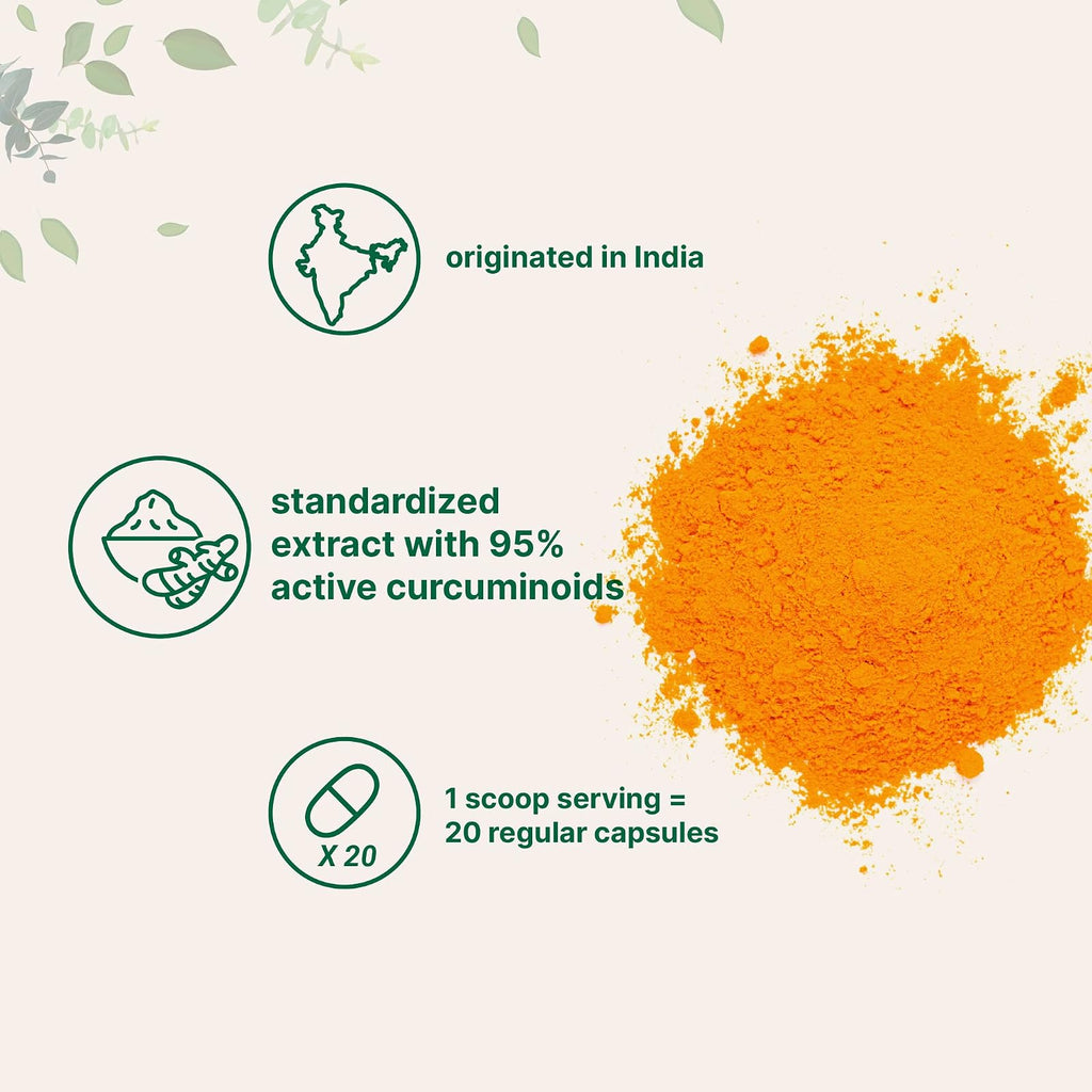 pure turmeric curcumin supplement powder