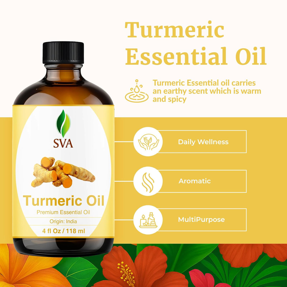 pure turmeric essential oil for wellness