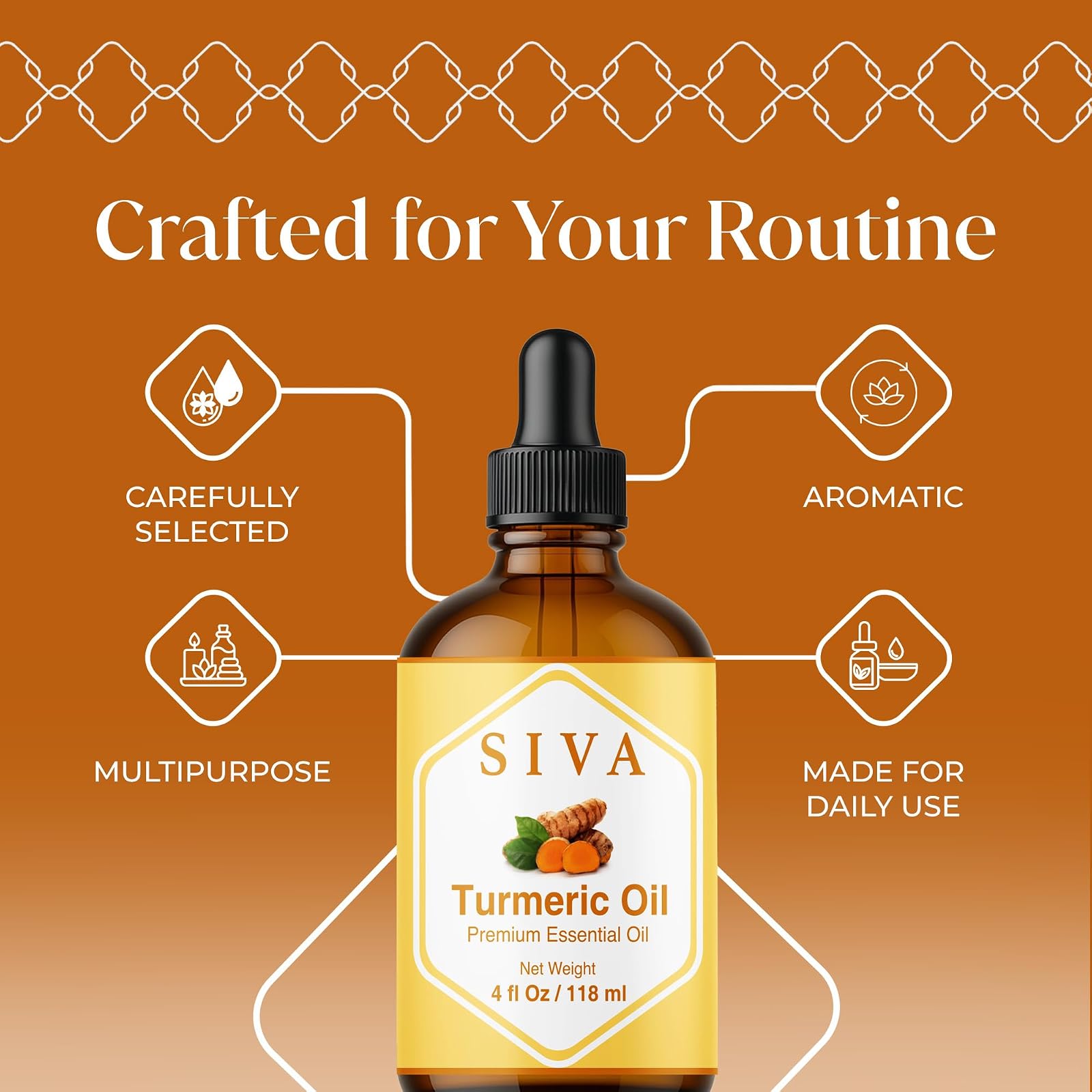 pure turmeric essential oil for wellness
