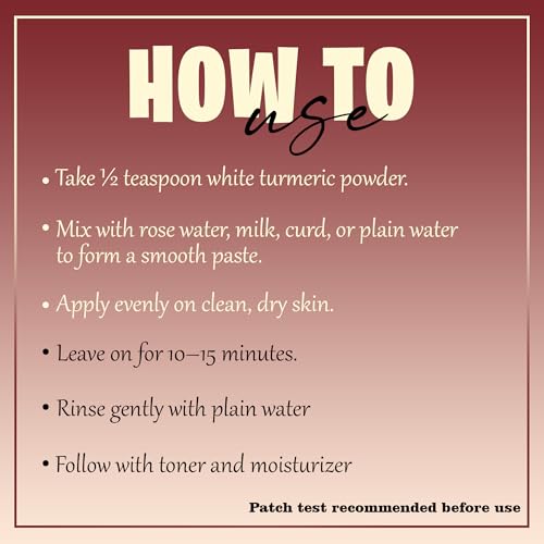 pure turmeric for face masks