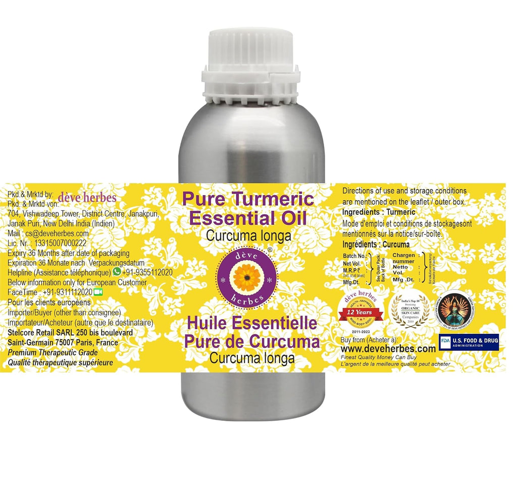 pure turmeric oil for aromatherapy