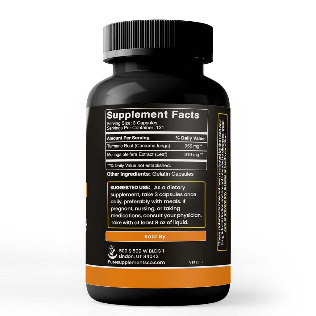 pure turmeric supplement for wellness