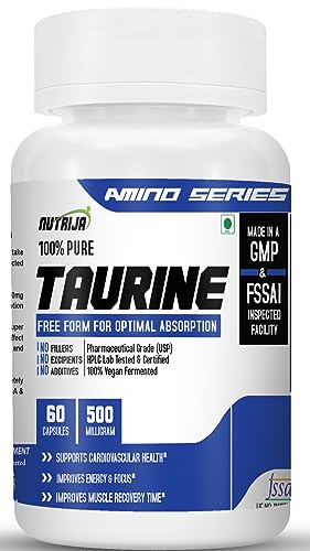 pure USP grade taurine supplement