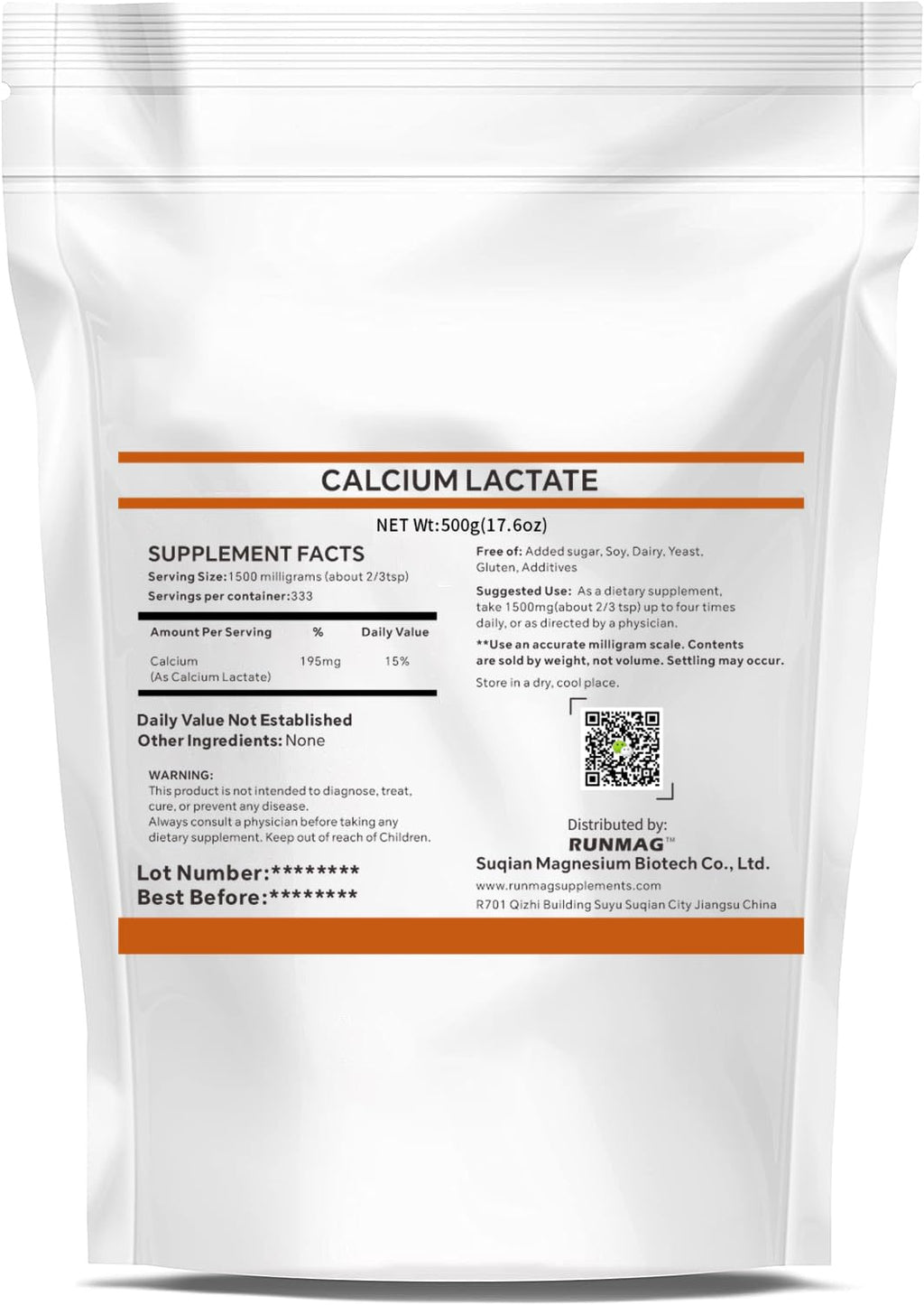 pure vegan calcium supplement powder
